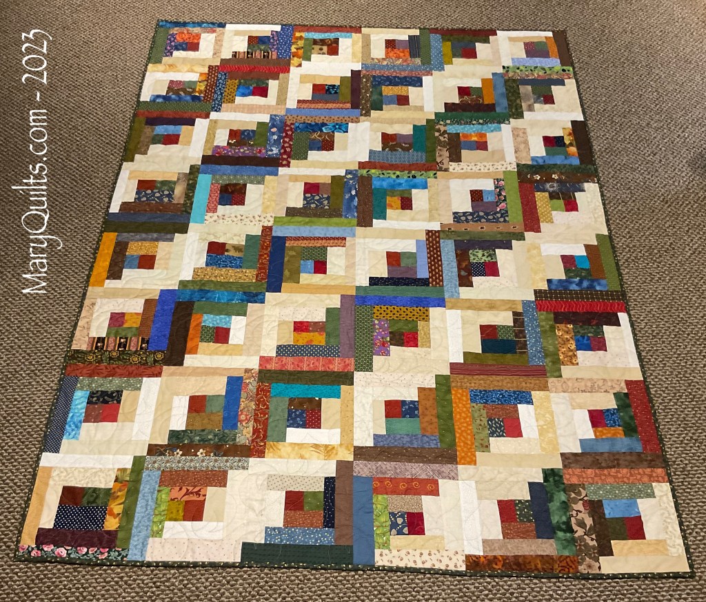 #13 bound – Making Scrap Quilts from Stash